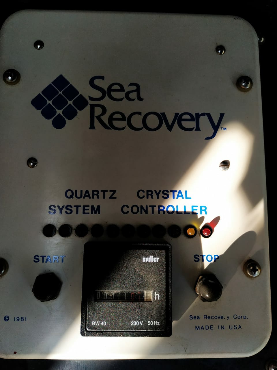 Water Maker System Sea Recovery S$8,000 - Asian Yachting Academy